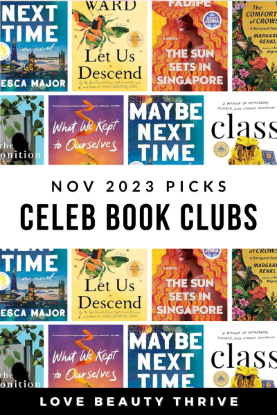 Incredible November 2023 Celebrity Book Club Picks