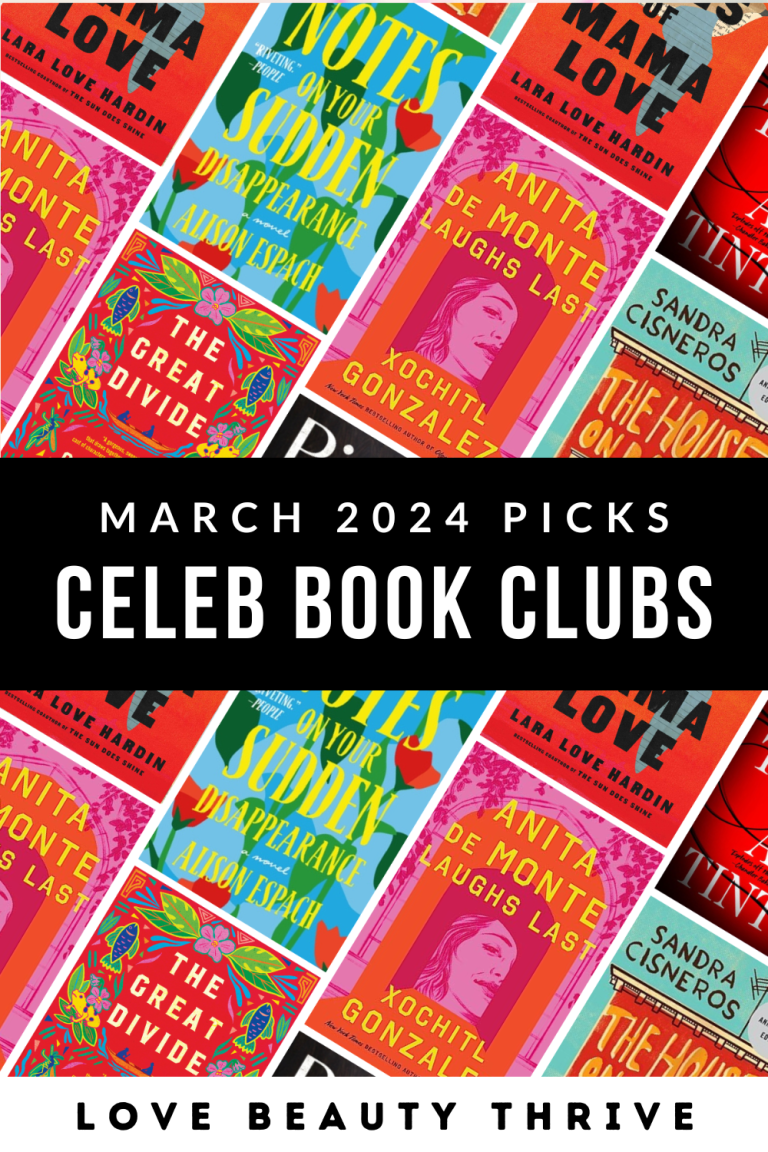 Inspiring March 2024 Celebrity Book Club Picks